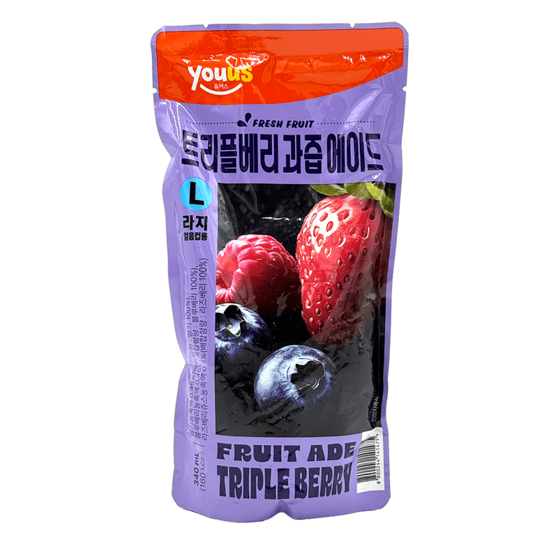 Fruit Ade Triple Berry Juice Pouch 340ml (Korea) – Exotic Candiez LLC