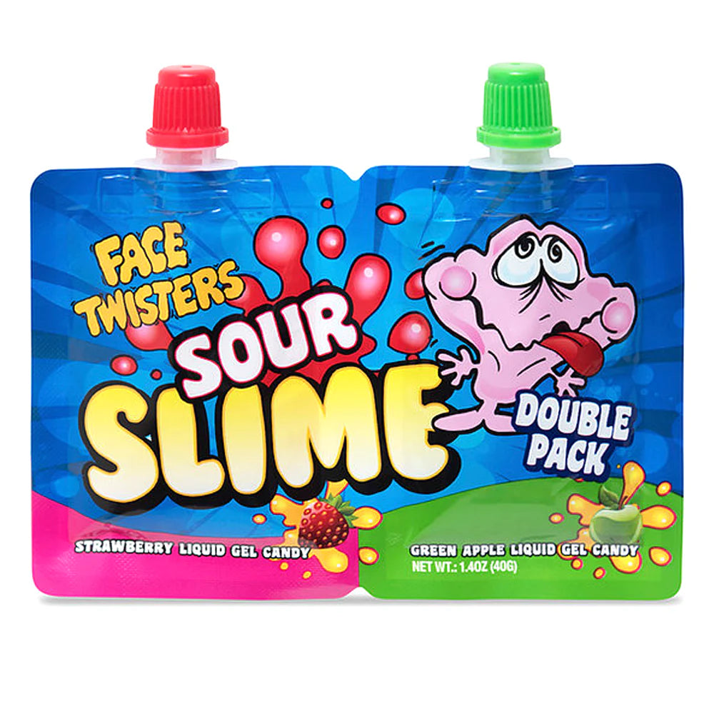 Sour Slime Face Twisters – Exotic Candiez LLC